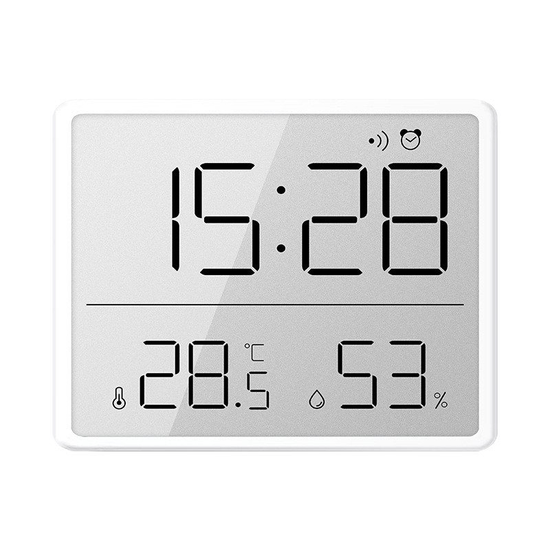 Hygrograph Alarm Clock Temperature and Humidity Clock Simple Electronic ...