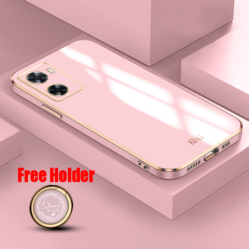 Biruiqu for Oneplus Nord N20 SE Back Cover Luxury 6D Plating Frame ...