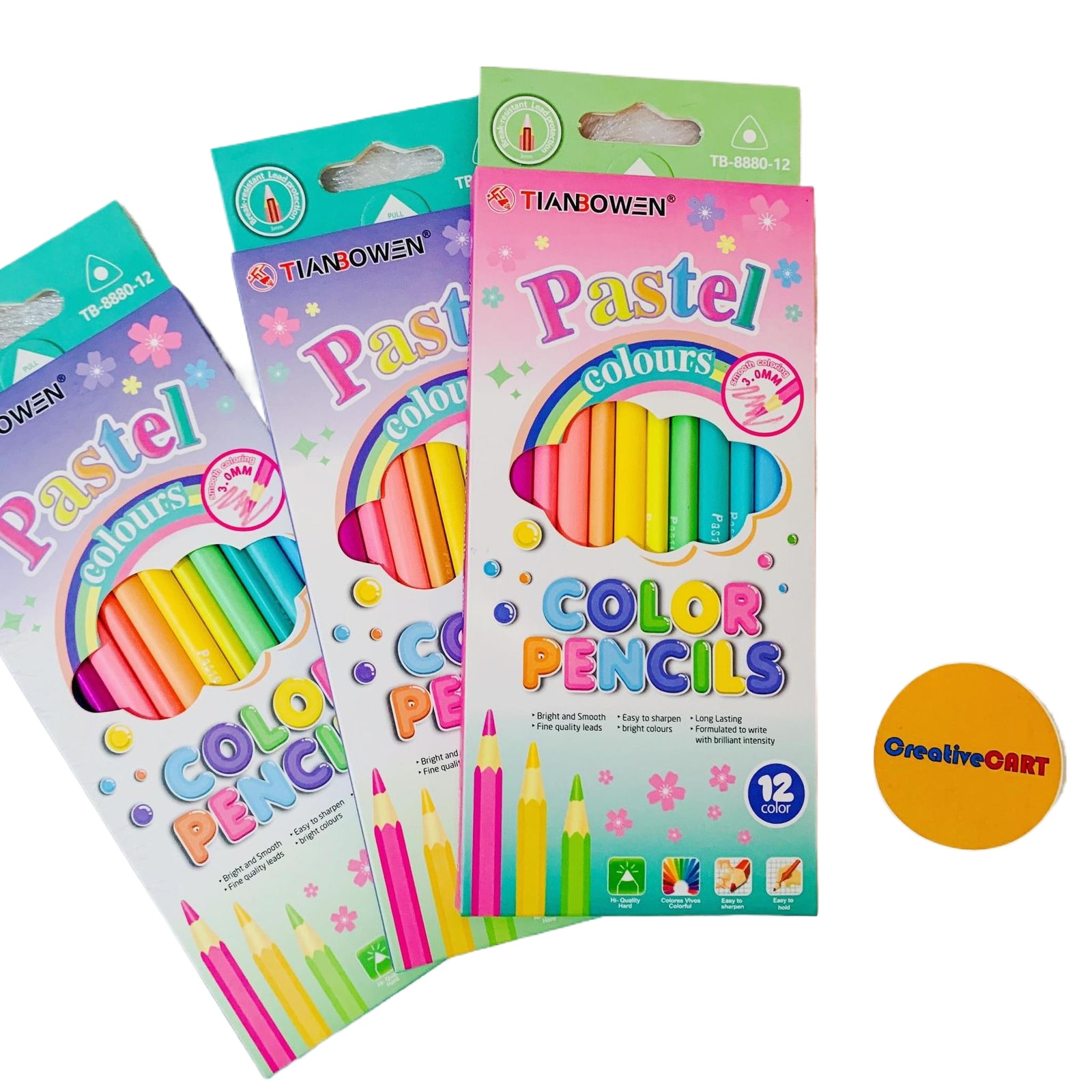 Pastel Colours Color Pencils - 12 Color | Daraz.lk