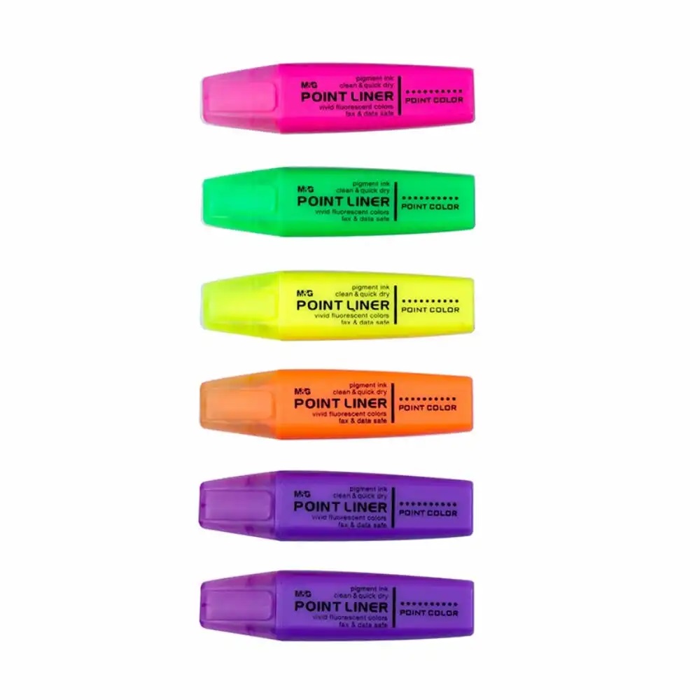 M&G Highlighter 4mm angled tip and wide. Rhomboid shaped | Daraz.lk