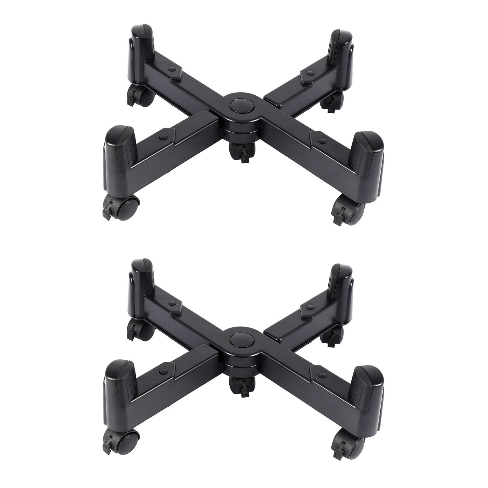 OYPFXMI 2X Pc Black Computer Adjustable Cpu Stand Abs Plastic Tower ...