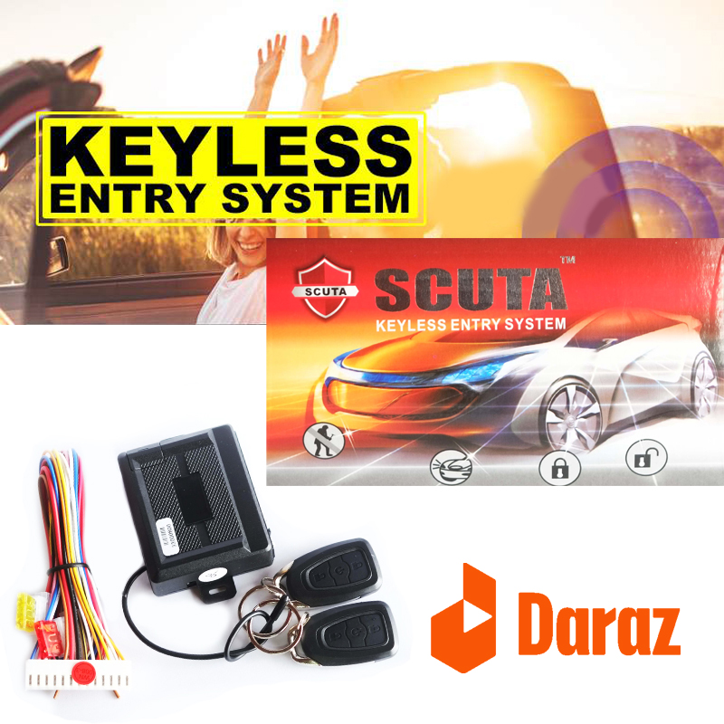 Scuta Universal Car Remote Key System Door Lock System Security Without ...