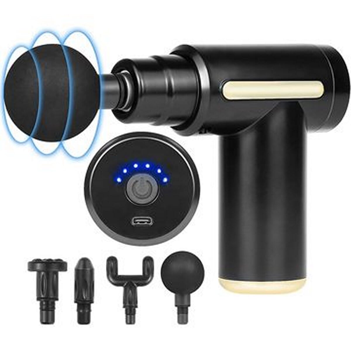 Massage Gun Handheld Deep Tissue Mini Muscle Massage Gun, Portable ...