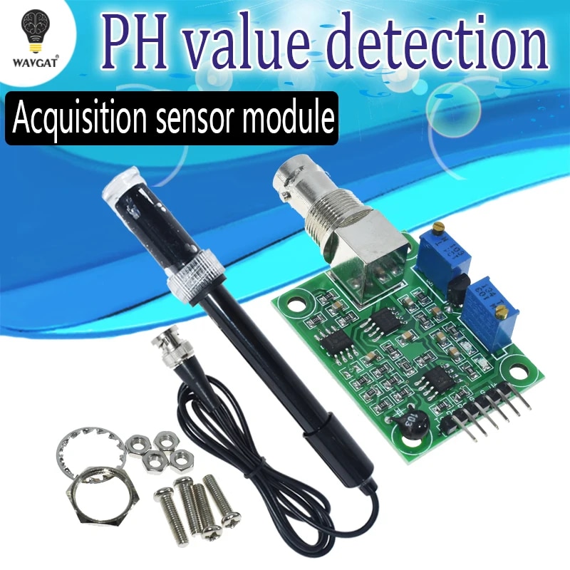 1set Liquid Ph 0 14 Value Detection Regulator Sensor Module Monitoring Control Meter Tester