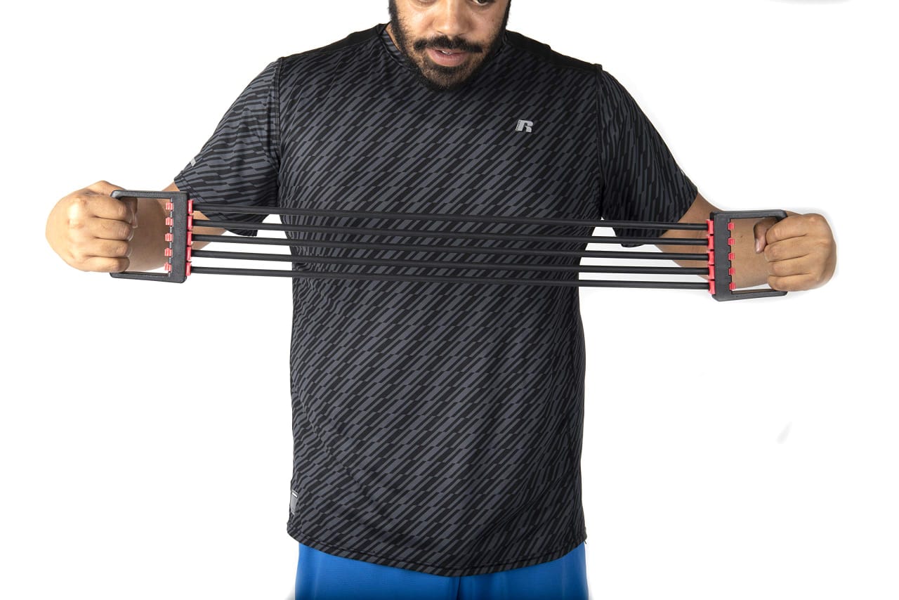 Adjustable Rubber Chest Expander | Daraz.lk