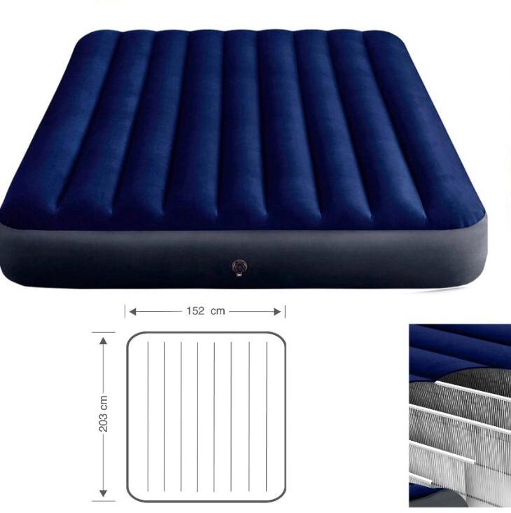 INTEX 64758 outdoor and indoor use family inflatable air beds Cot size ...