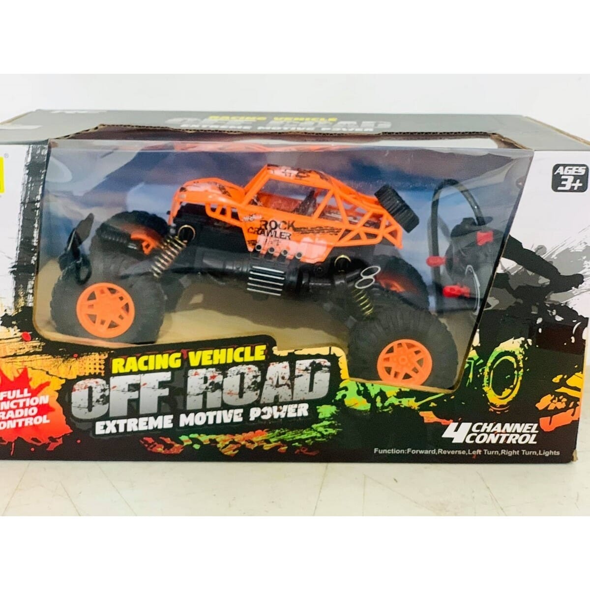 Remote Control Cars RC JEEP Rechargeable Graffiti Design Light Toys ...