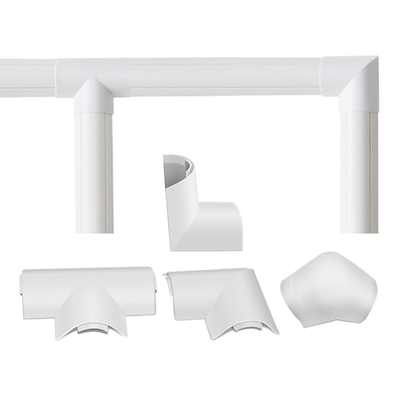 Cord Cover Self-Adhesive Wire Hiders Half Cable Raceway To Hide Wires ...