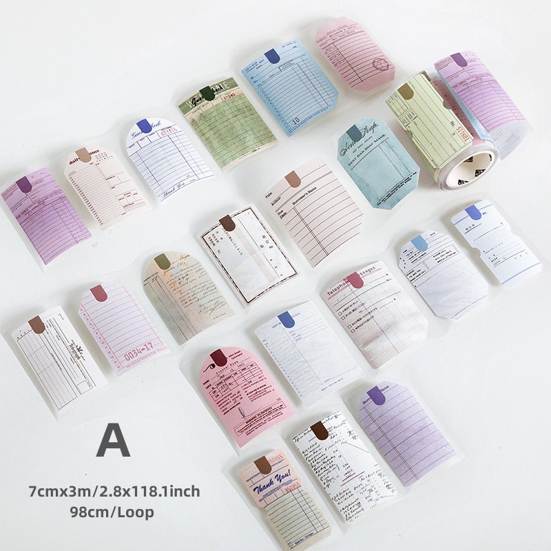 RHS Online Hidden In Mist Series Masking Tapes Lable Decorative Sticky ...