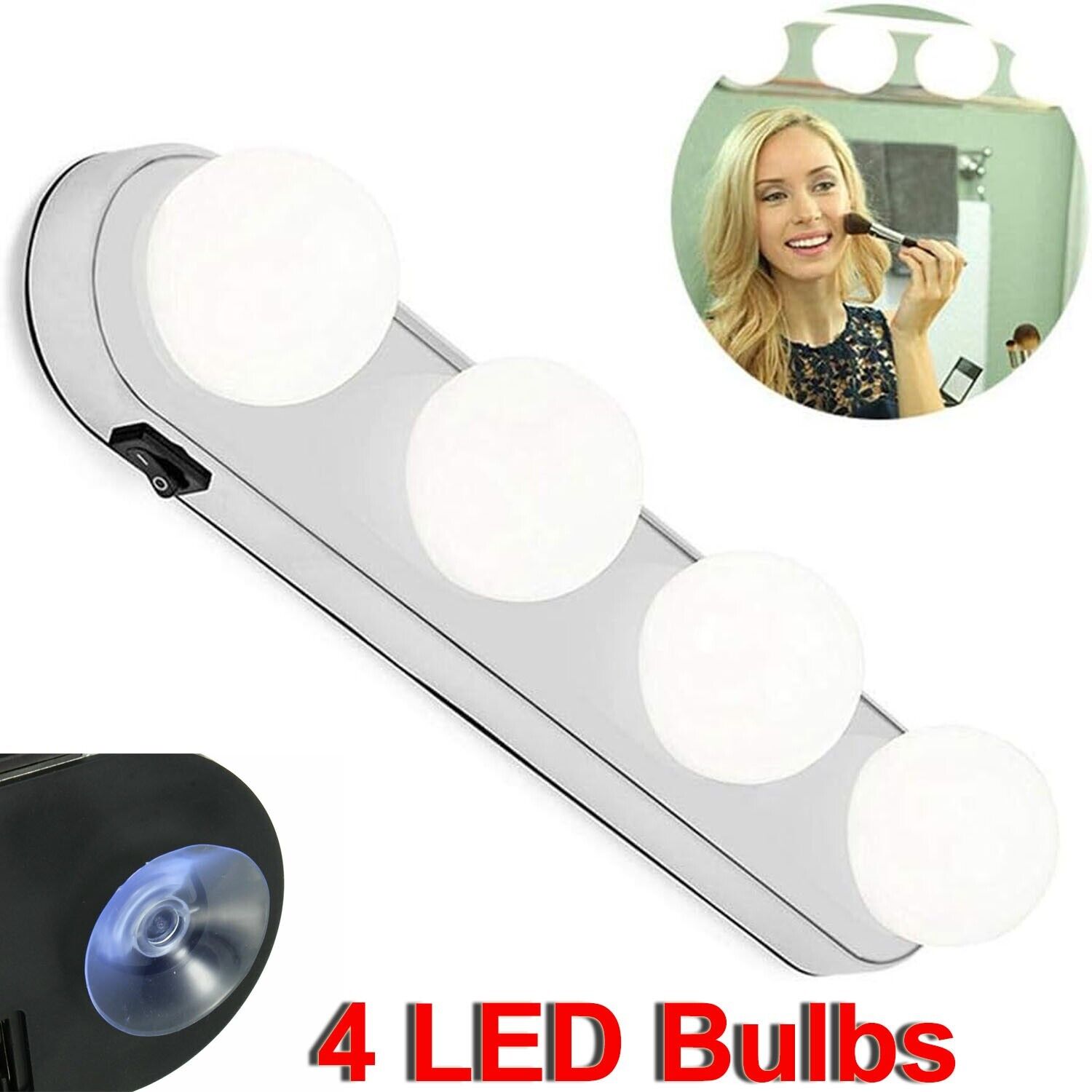 Portable LED Vanity Mirror Lights,Studio Glow Vanity Make-up Light ...