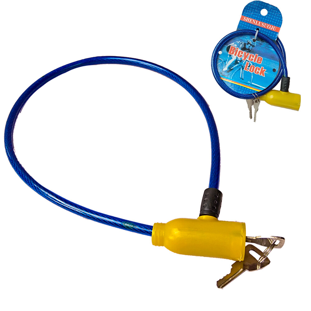 Mountain Bike Wire Rope Metal Lock Universal Lock Bicycle Anti-theft ...