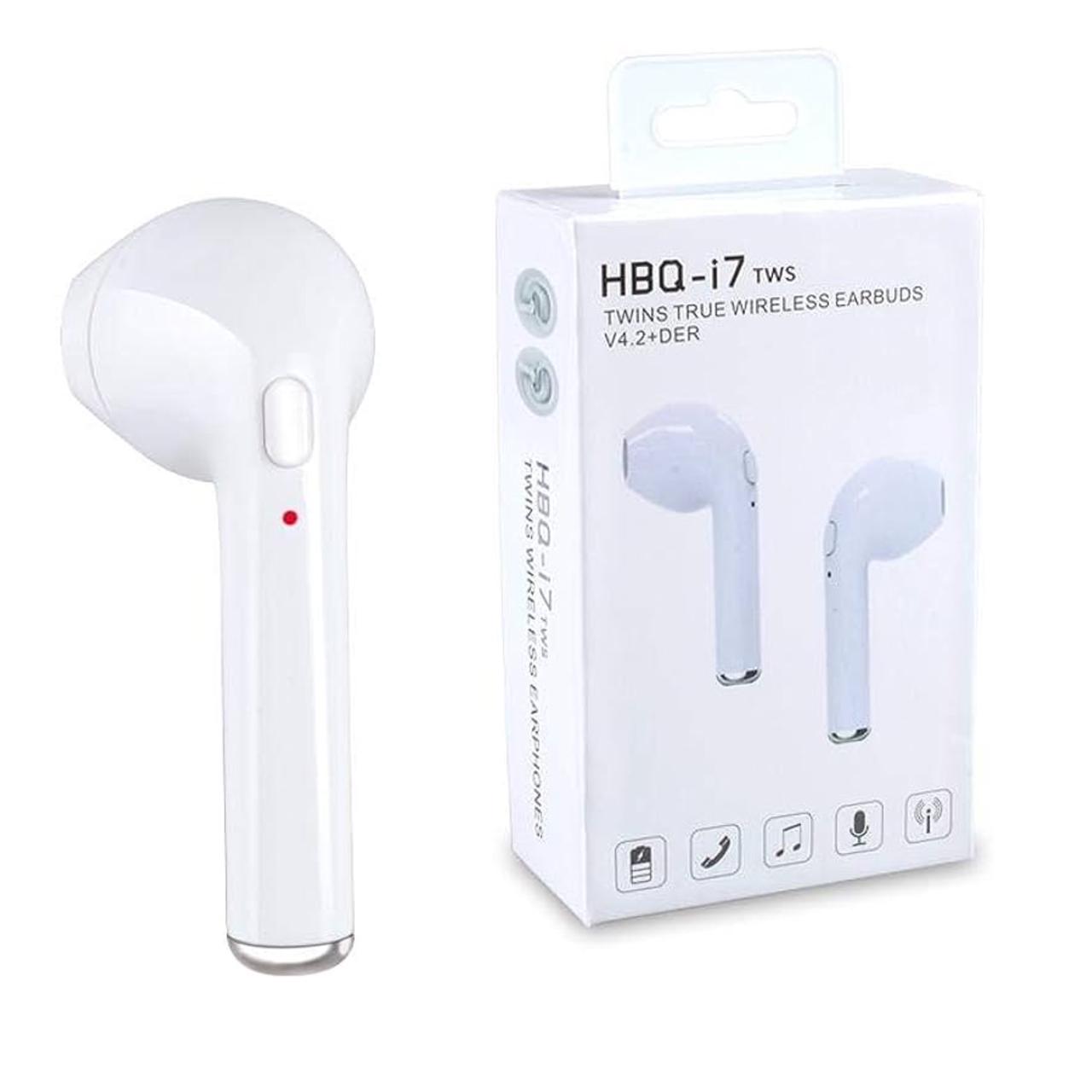 Buy White Wireless headphones Bluetooth headsets a hbq i7 TWS (w