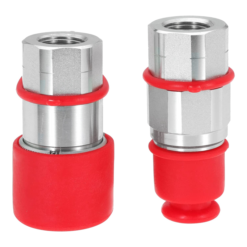 Disconnect Couplers 1/2 Inch NPT Set Skid Steer Loader Quick Connect ...