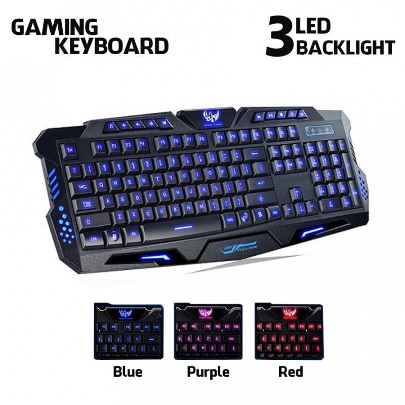 M200 Tricolor Backlight Gaming Keyboard color changing | Daraz.lk