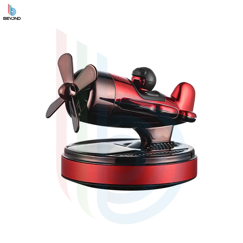Air Freshener Container Solar Powered Dashboard Ornament OLD PLANE ...