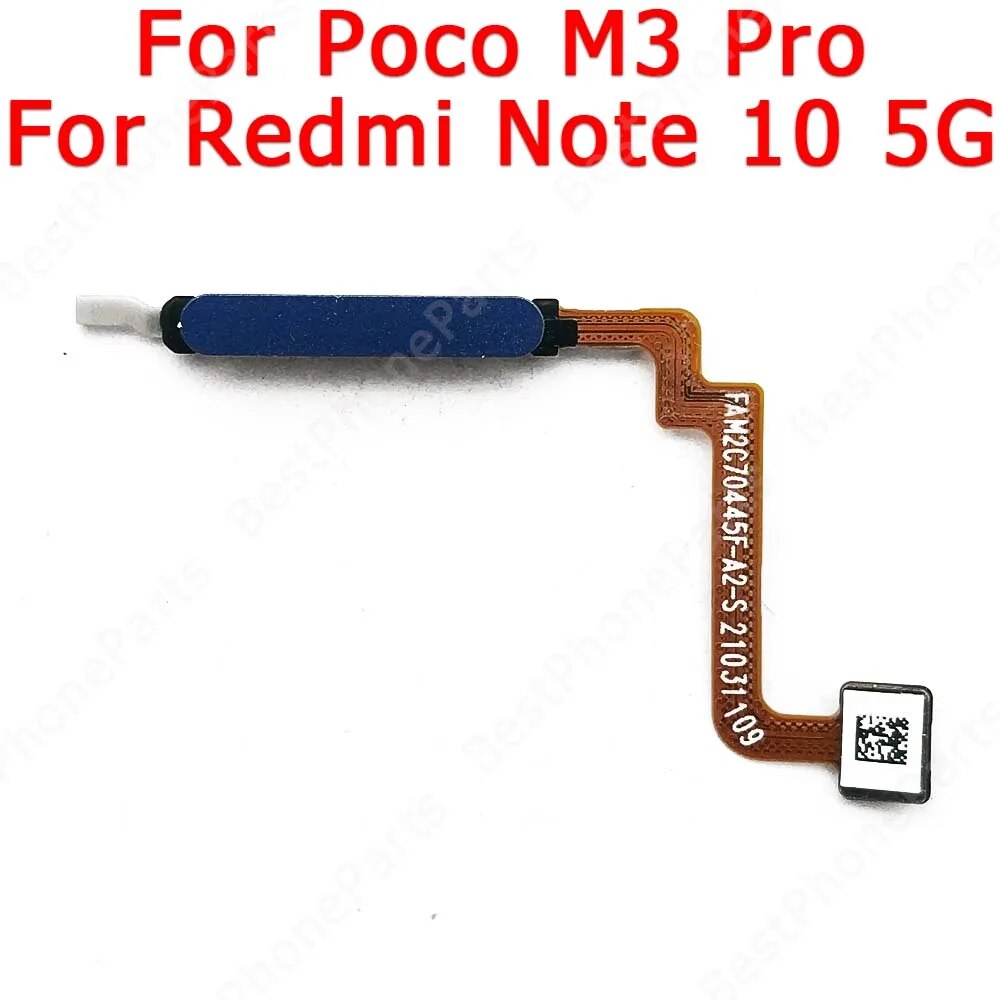 Fingerprint for Xiaomi Mi Poco M3 Pro Redmi Note 10 5G Finger print ...