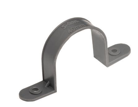 S-LON uPVC Saddle Clip Pipe Clip Enhanced hydraulic performance (1/2 ...