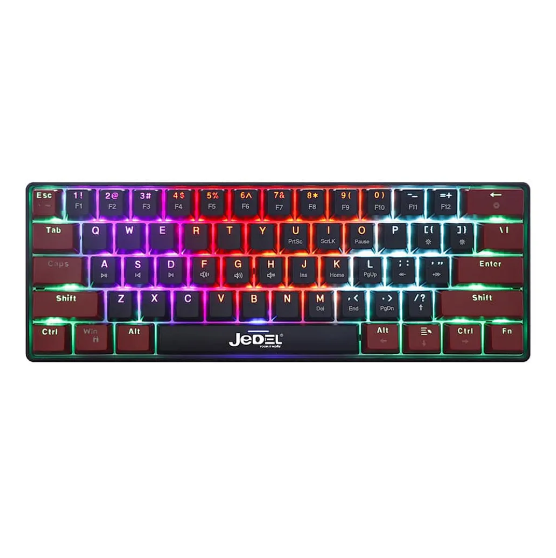 Original JEDEL KL-140 RGB Gaming Wired Mechanical Gaming Keyboard 6 ...