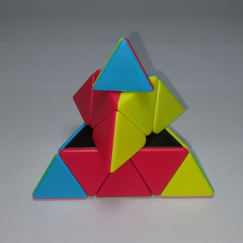 Professional Pro Pyramid Speed Cube Rubik Cube Sticker Less 3×3x3 ...