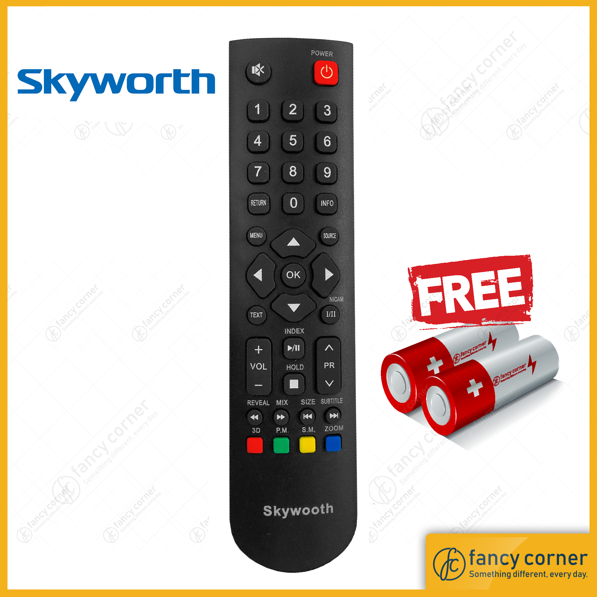 Singer / Skyworth / Softlogic LED 3D TV Remote Control HOLD & Free Batteries FC-RT | Daraz.lk