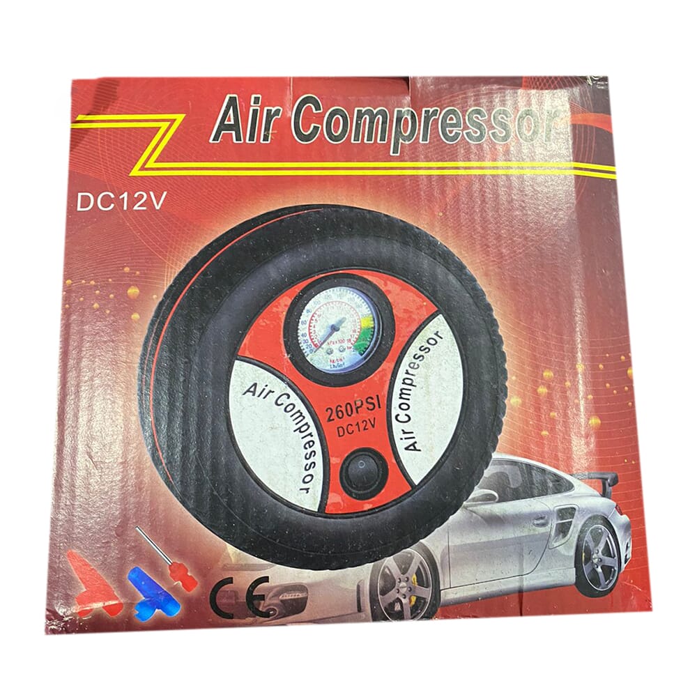Air Compressor DC 12V With 3 Types OF Pins | Daraz.lk
