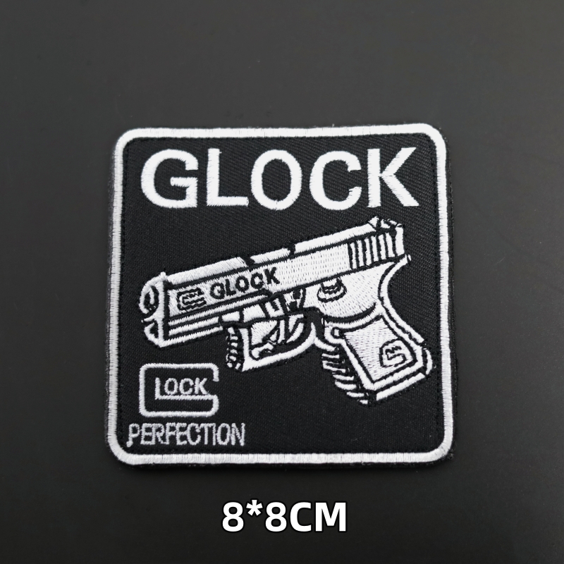 Tactical Morale Badge Personalized Patch GLOCK Creative Outdoor Backpack Stickers Embroidery ...