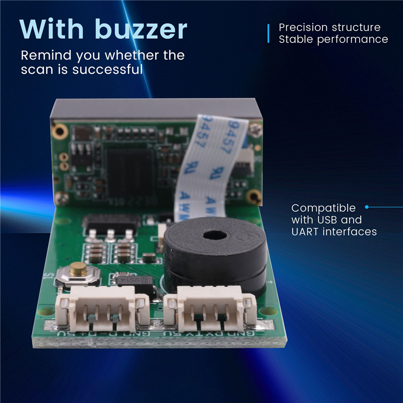 GM67 1D/2D USB UART Barcode Scanner QR Code Scanner Module Reader ...