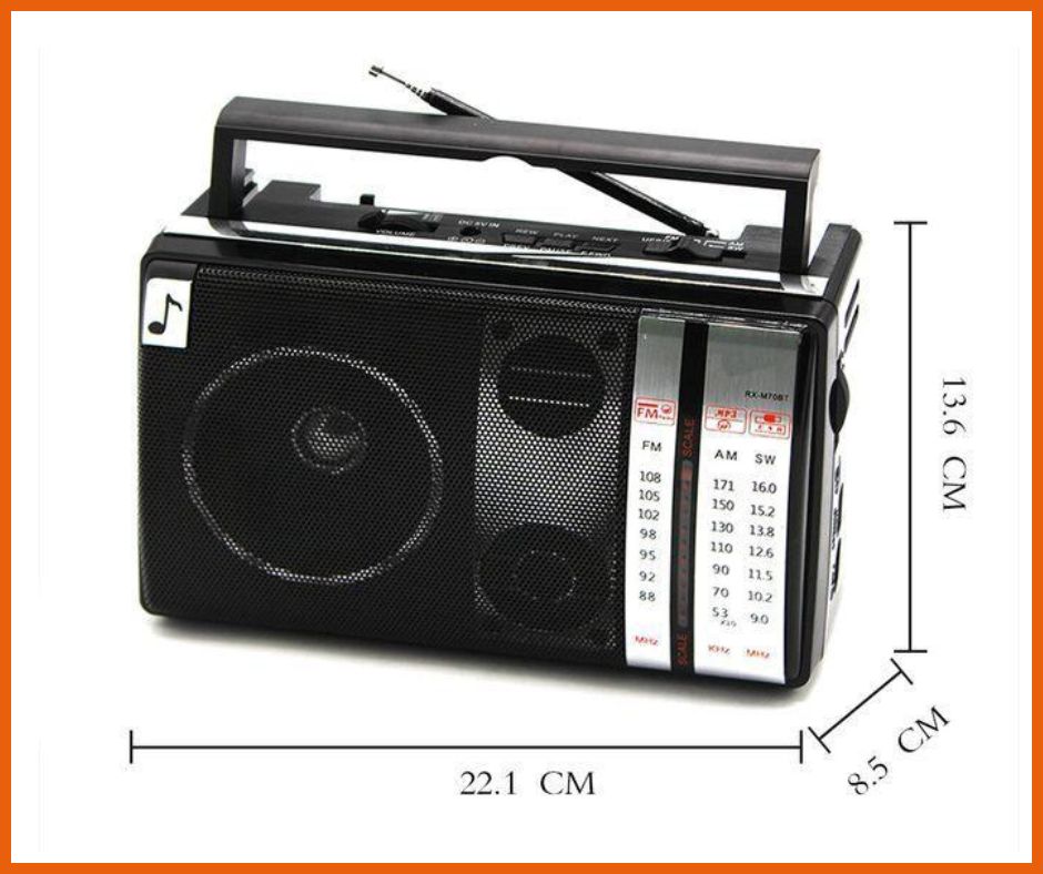 Radio Golon RX-M70BT, Bluetooth Classic - FM Radio- USB Mp3-SD Card ...