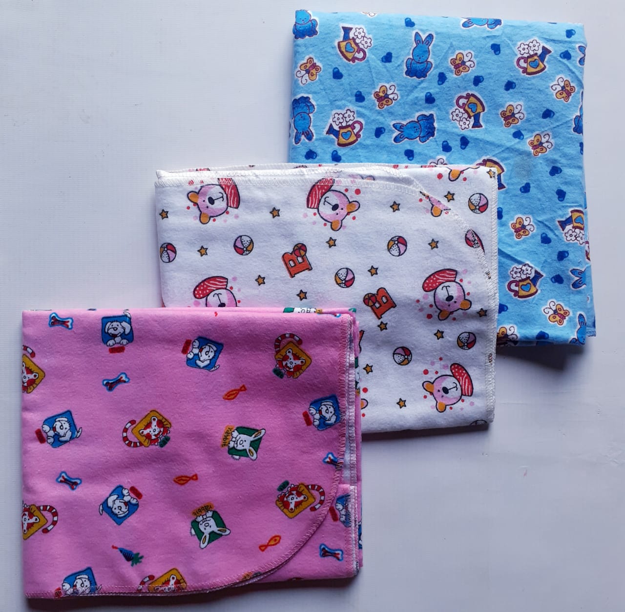 Newborn baby flannel 36x36 single sheet 1 Piece | Daraz.lk