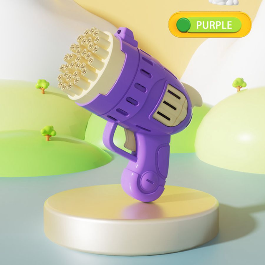 【HOT】 32 Hole Handheld Bubble Gun Game Interactive Outdoor Bubble ...