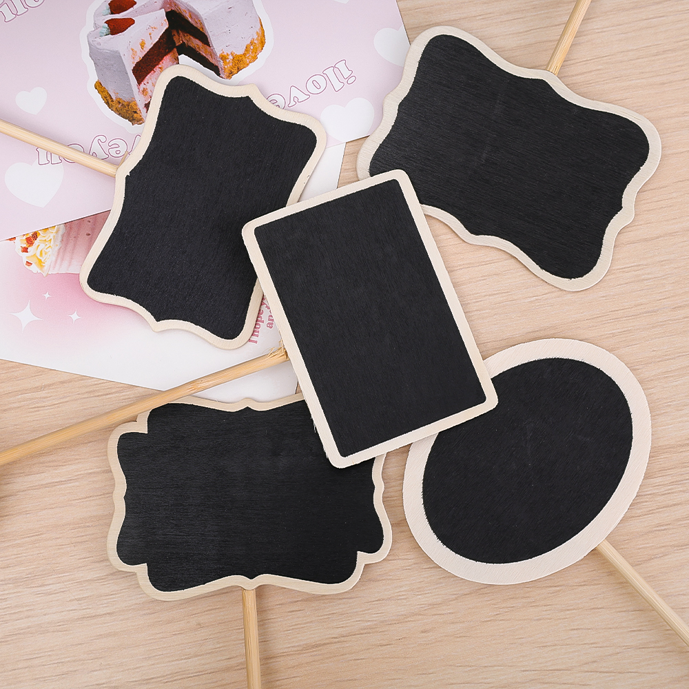 1/5PCS Creative Small Blackboard Mini Chalkboards Graduation Party Memo ...