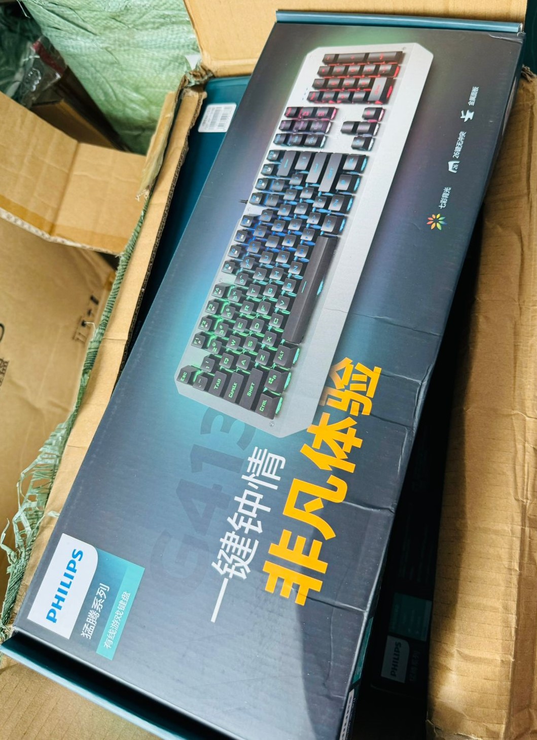 Philips SPK 8413 Wired High Speed Mechanical Gaming Keyboard | Daraz.lk