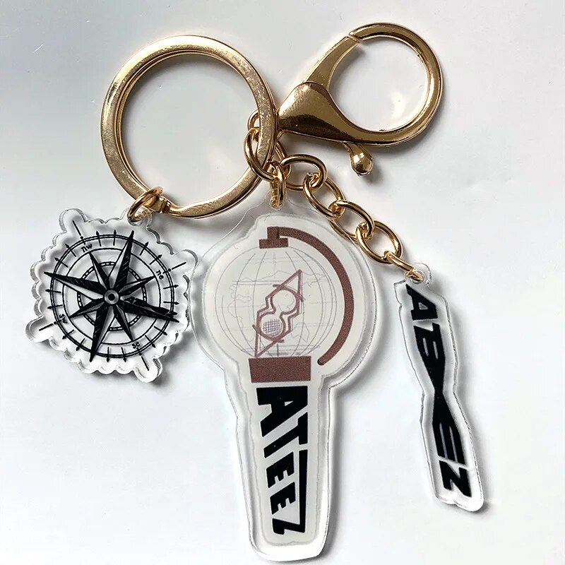 【hot】 Kpop Stray Kids Light Stick Mini Keychain Acrylic Keyring Pendant ...