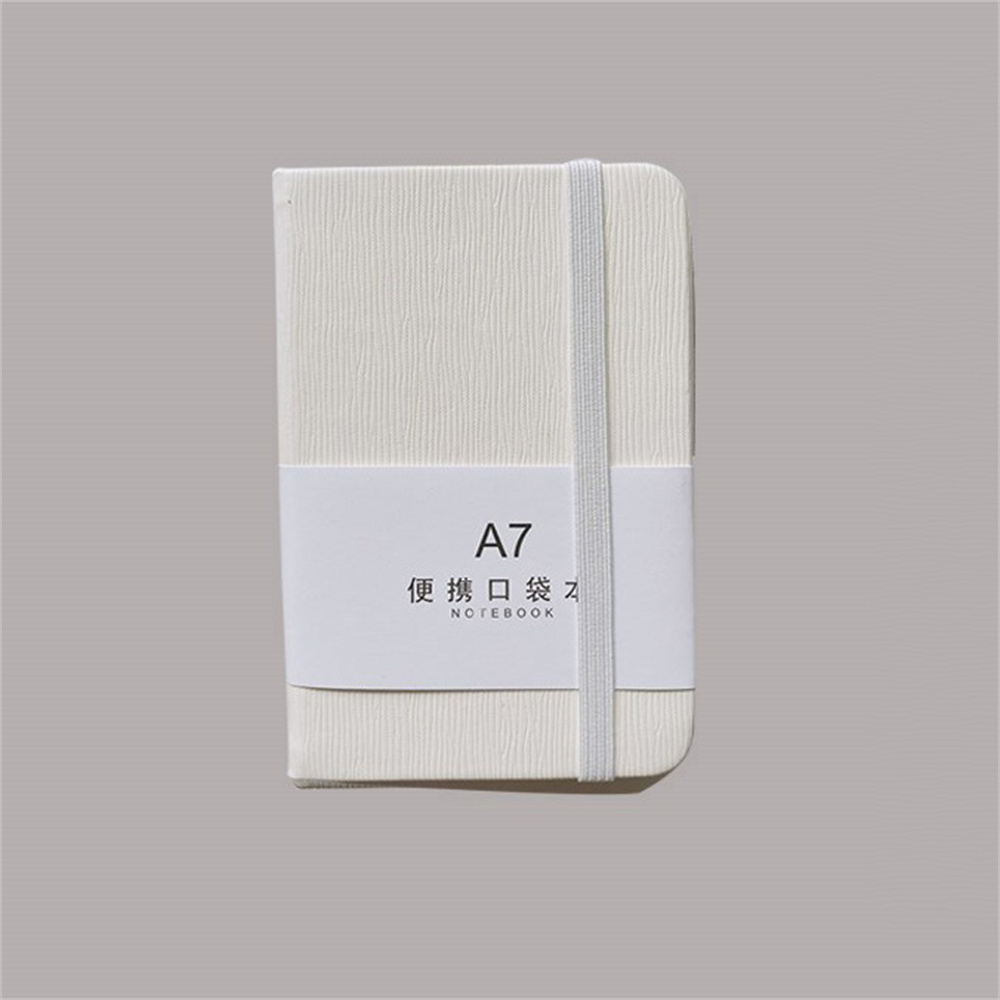Notebook Portable Small Diary Pocket Book Thick Leather Notebook Retro ...