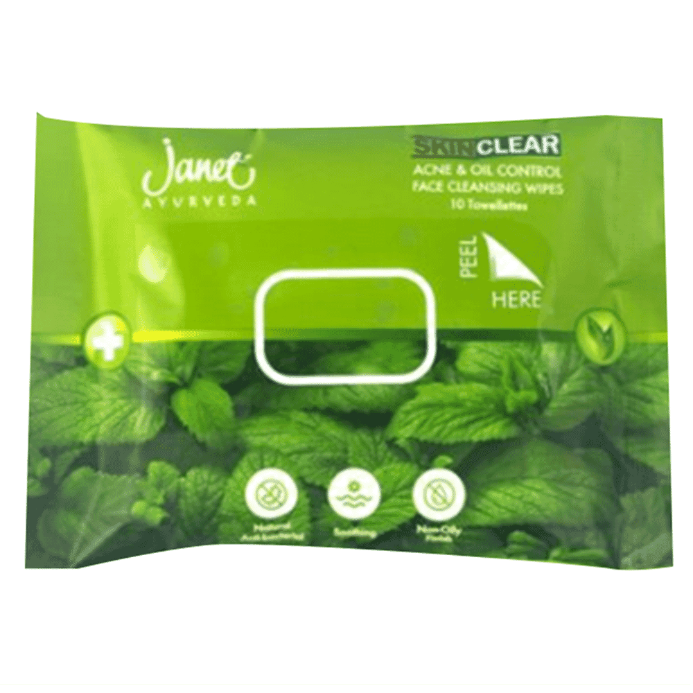 Janet Acne & Oil Control Face Cleansing Wipes | Daraz.lk