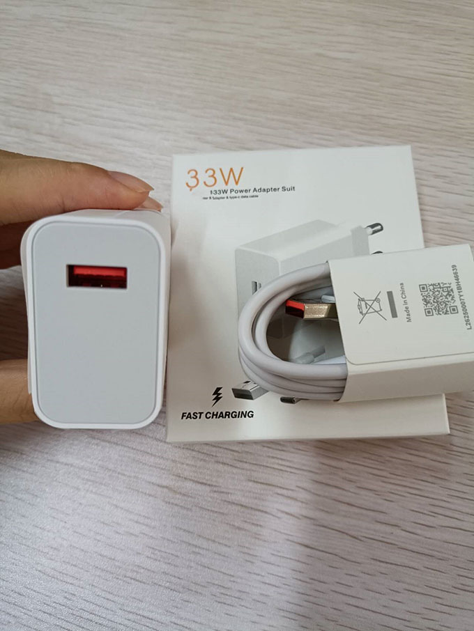 33W Fast Charger EU Turbo Charge 6A with micro USB Cable | Daraz.lk