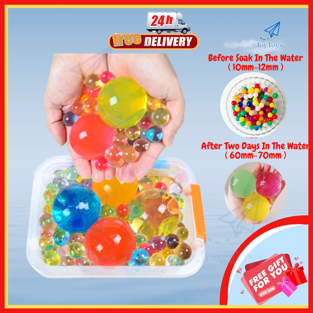 JoyToys Large Size Max 70mm Orbeez Baby Crystal Water Jelly Balls Magic ...
