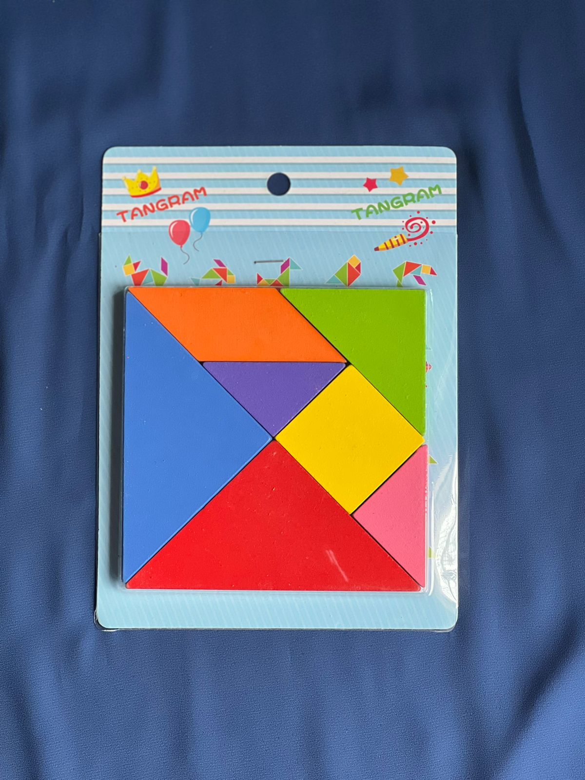 Colourful Tangram Puzzle| 7 Piece Wooden Tangram| Educational Toy ...