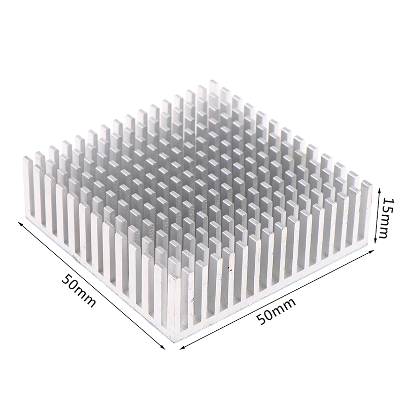 50*50*15MM Aluminum Heatsink Panel Heat Sink CPU Power IC Chip Cooler ...