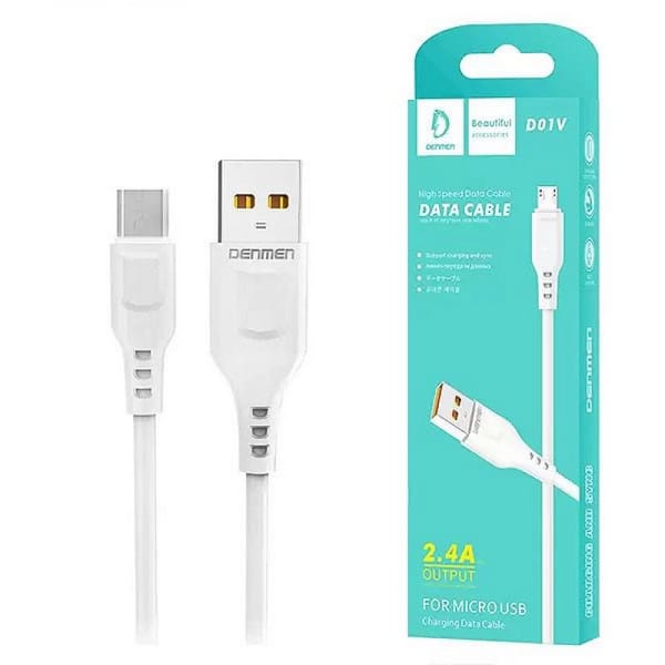Denmen High Speed Data Cable Charging And Sync 2.4A OutPut For Micro USB / Type-c / Lightning ...