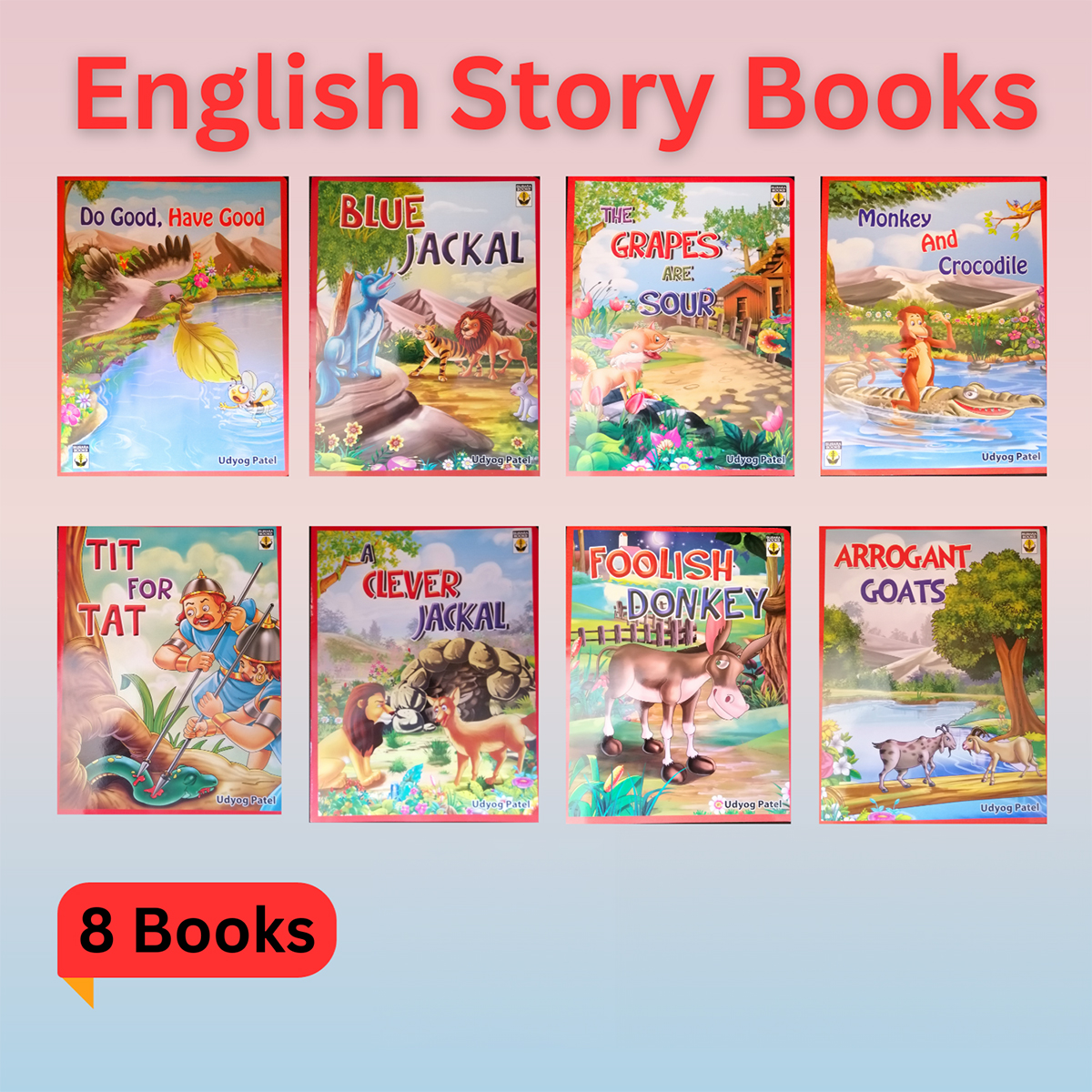 English Story Books for Kids - 8 Books | Daraz.lk