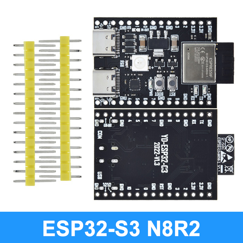Esp32/ Esp32-S3/esp32-C3 Dual Type-C Development Board Esp32-C3-Devkitm ...