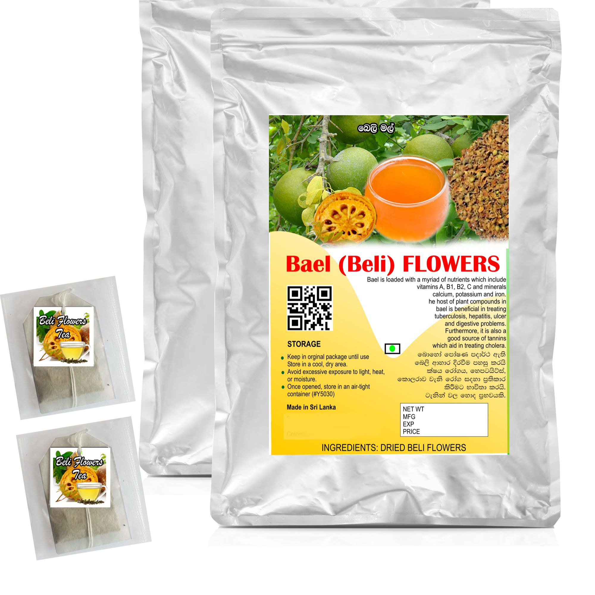 10 x Beli flower herbal Tea Bags | Daraz.lk