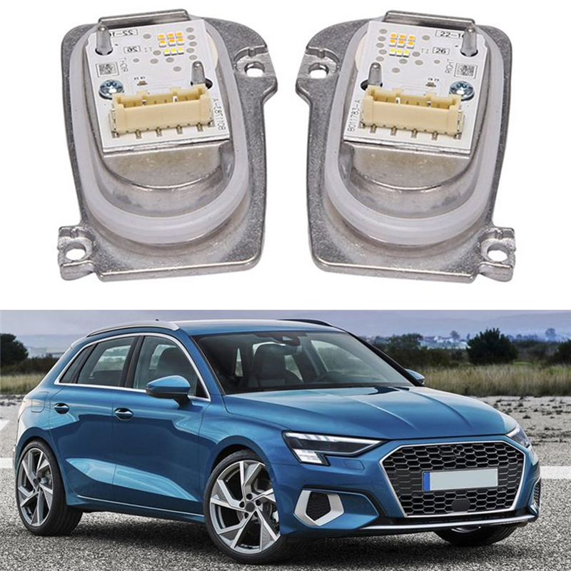 Daytime Running Lights LED DRL Module Xenon Headlight 8V0998473A ...