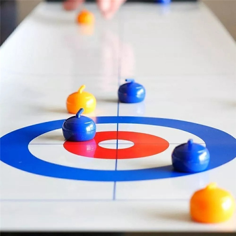 Indoor Desktop Curling Game Magnetic Indoor Board Game with Eight ...