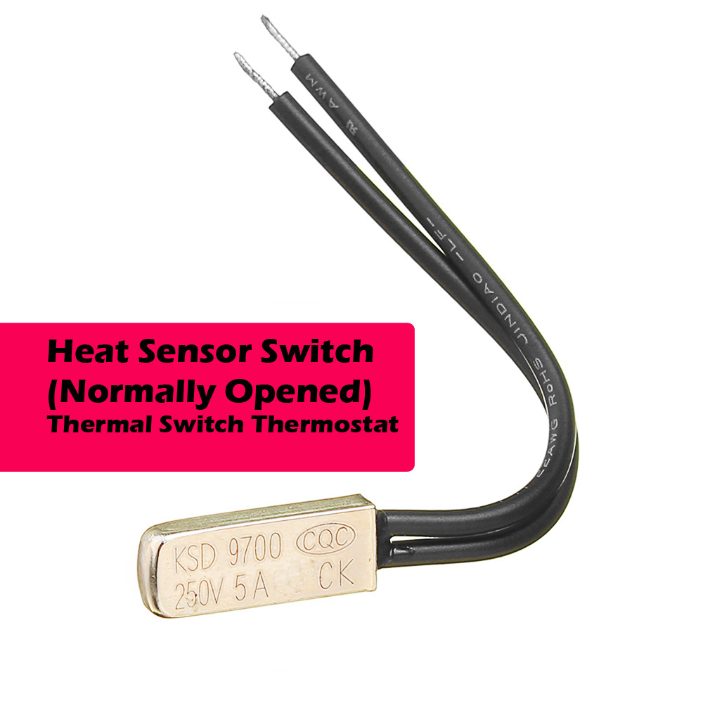 KSD9700 Heat Sensor Switch (Normally Opened) 230V Thermal Switch ...
