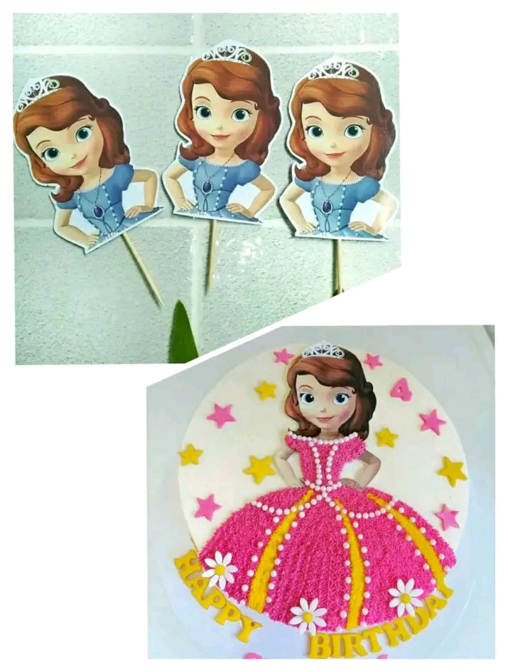 Sofia Printable Cake Topper - Non Edible | Daraz.lk