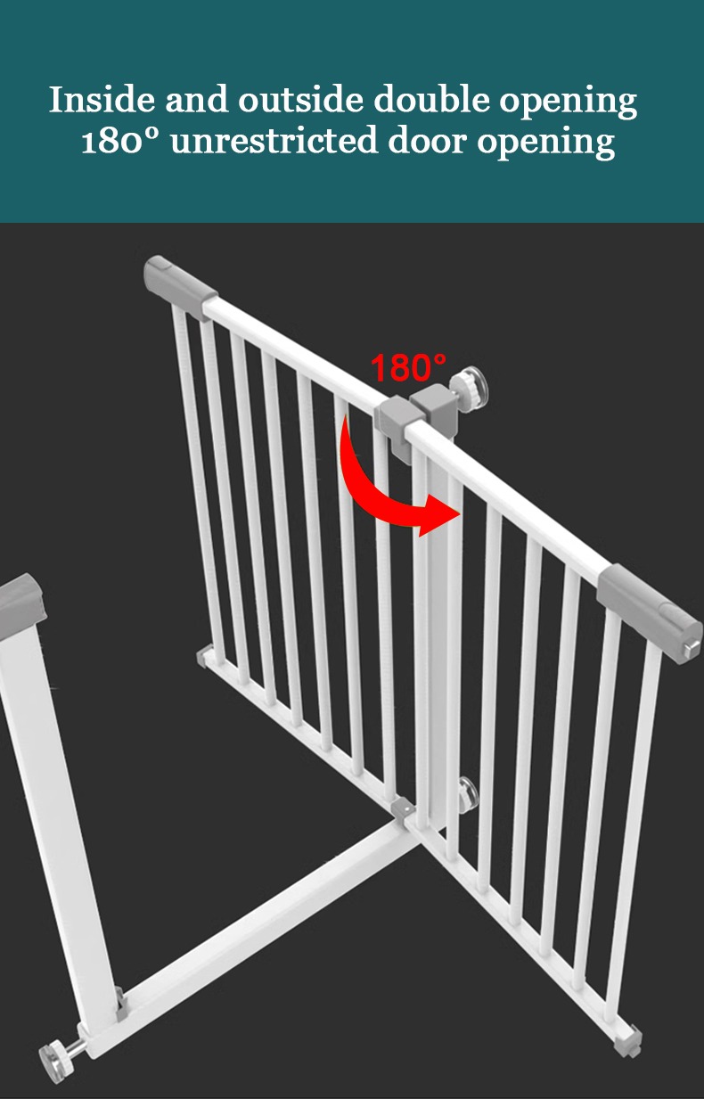 Baby Gate, Stair Gate with Hold-Open Features Stair Gates for Baby ...