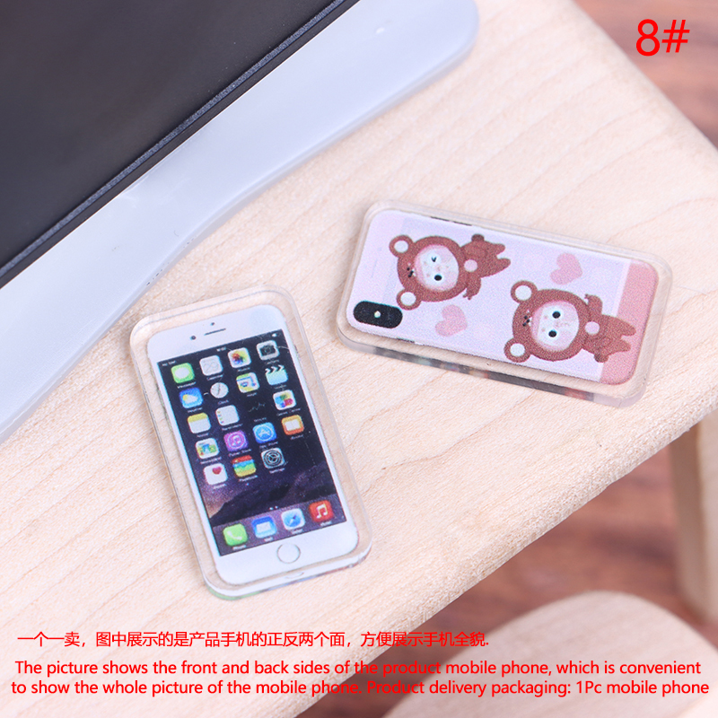 1:12 Dollhouse Miniature Mobile Phone Model Desktop Ornament Living ...