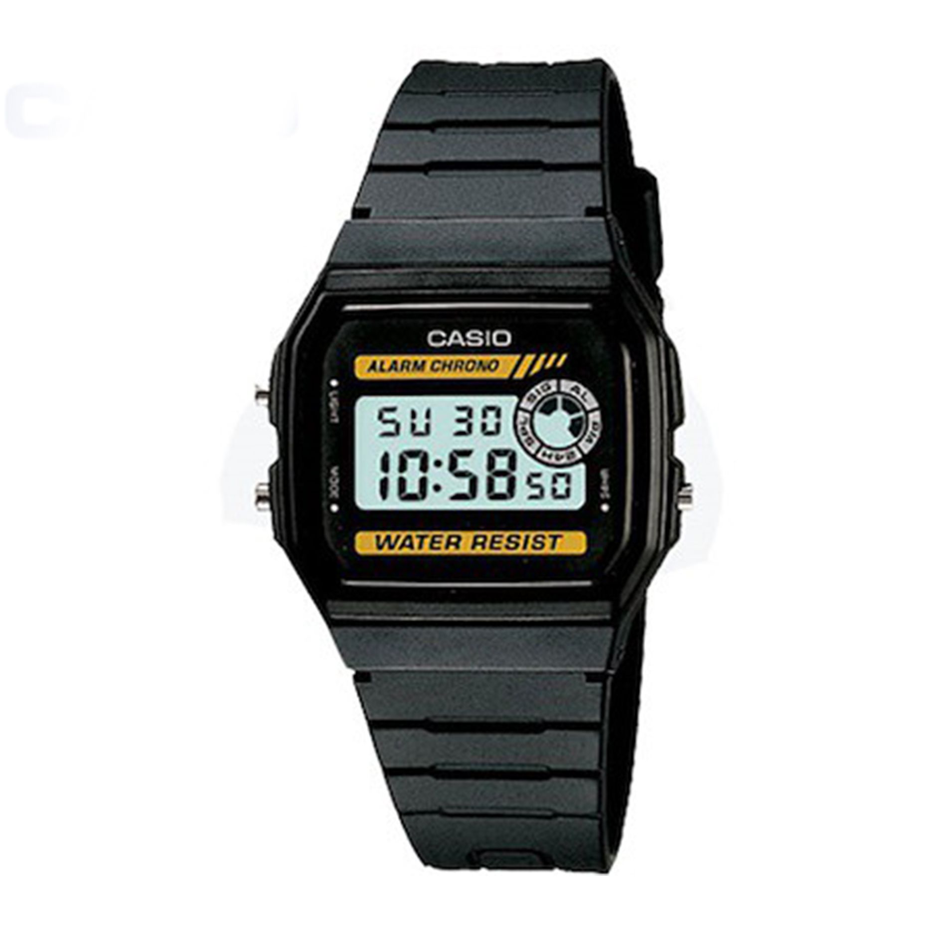 Black Digital Vintage Retro Watch Waterproof LED digital Display F91W ...